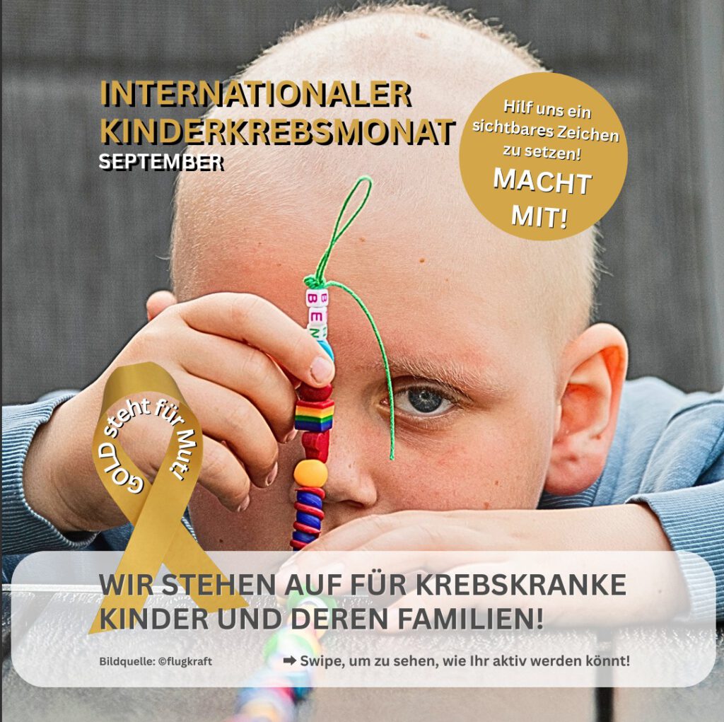 Mach mit! Gemeinsam bringen wir Gold in die Welt – als Zeichen für Mut ...